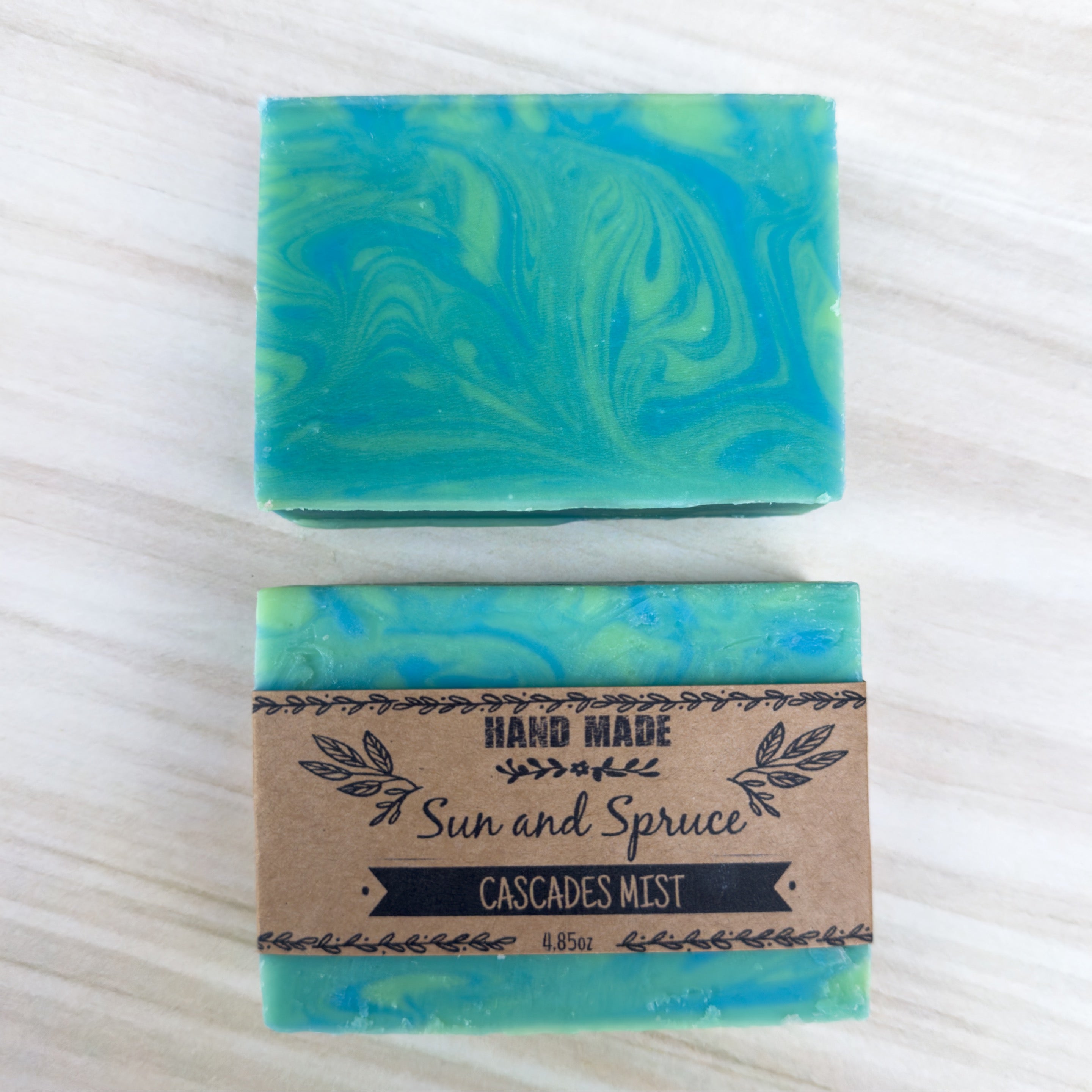 Cascades Mist Handmade Soap | Sun and Spruce Handmade Soaps