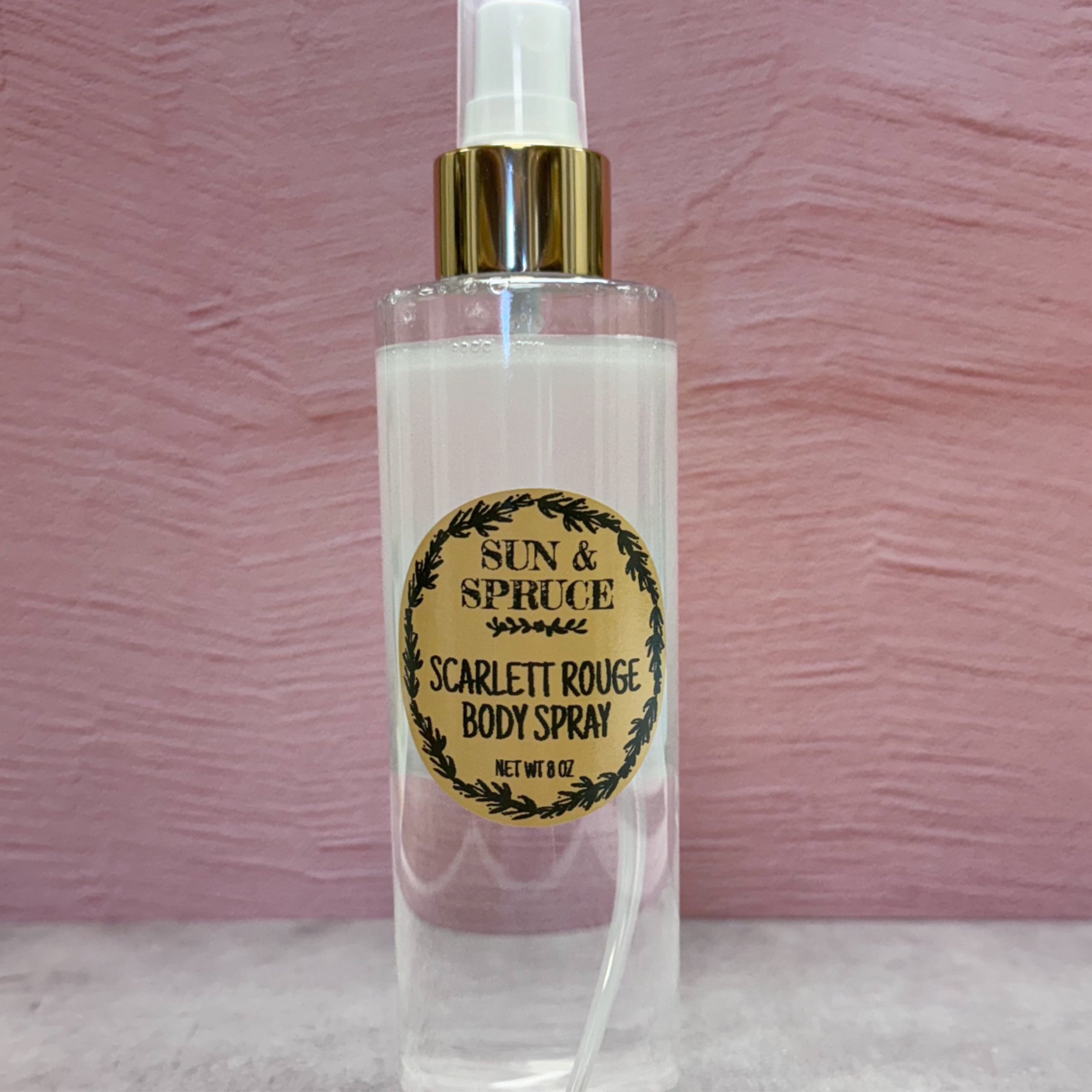 Scarlett Rouge Body Spray Handmade | Sun and Spruce Handmade Soaps