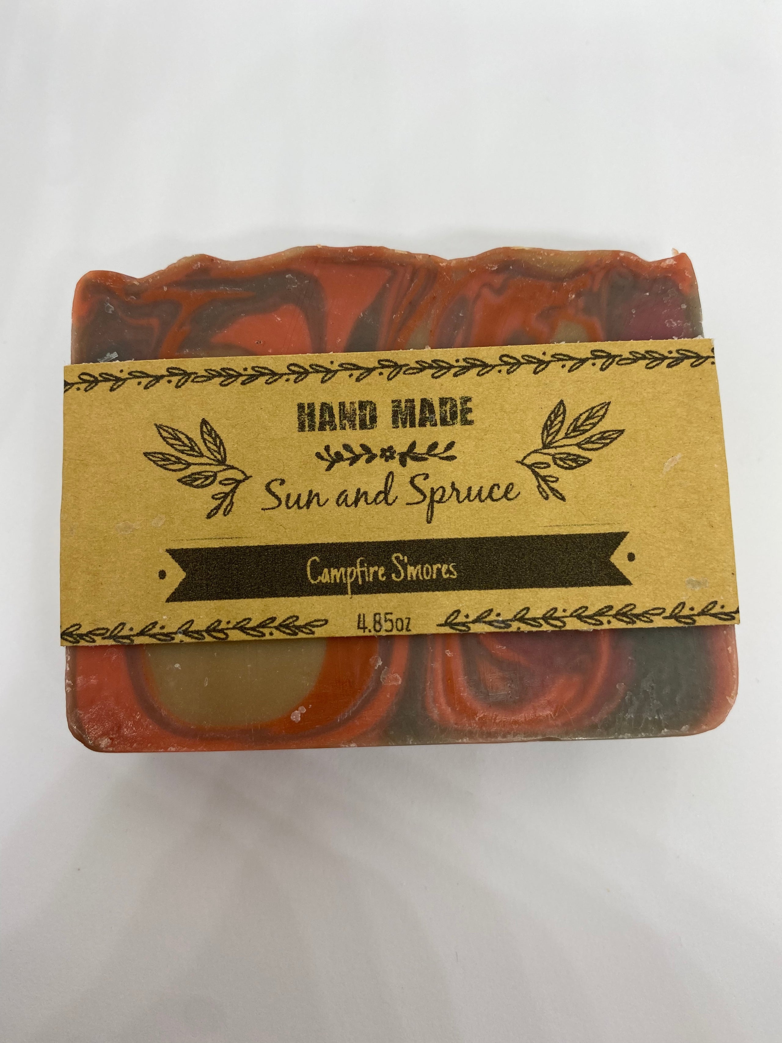 Campfire S’mores handmade soap | Sun and Spruce Handmade Soaps
