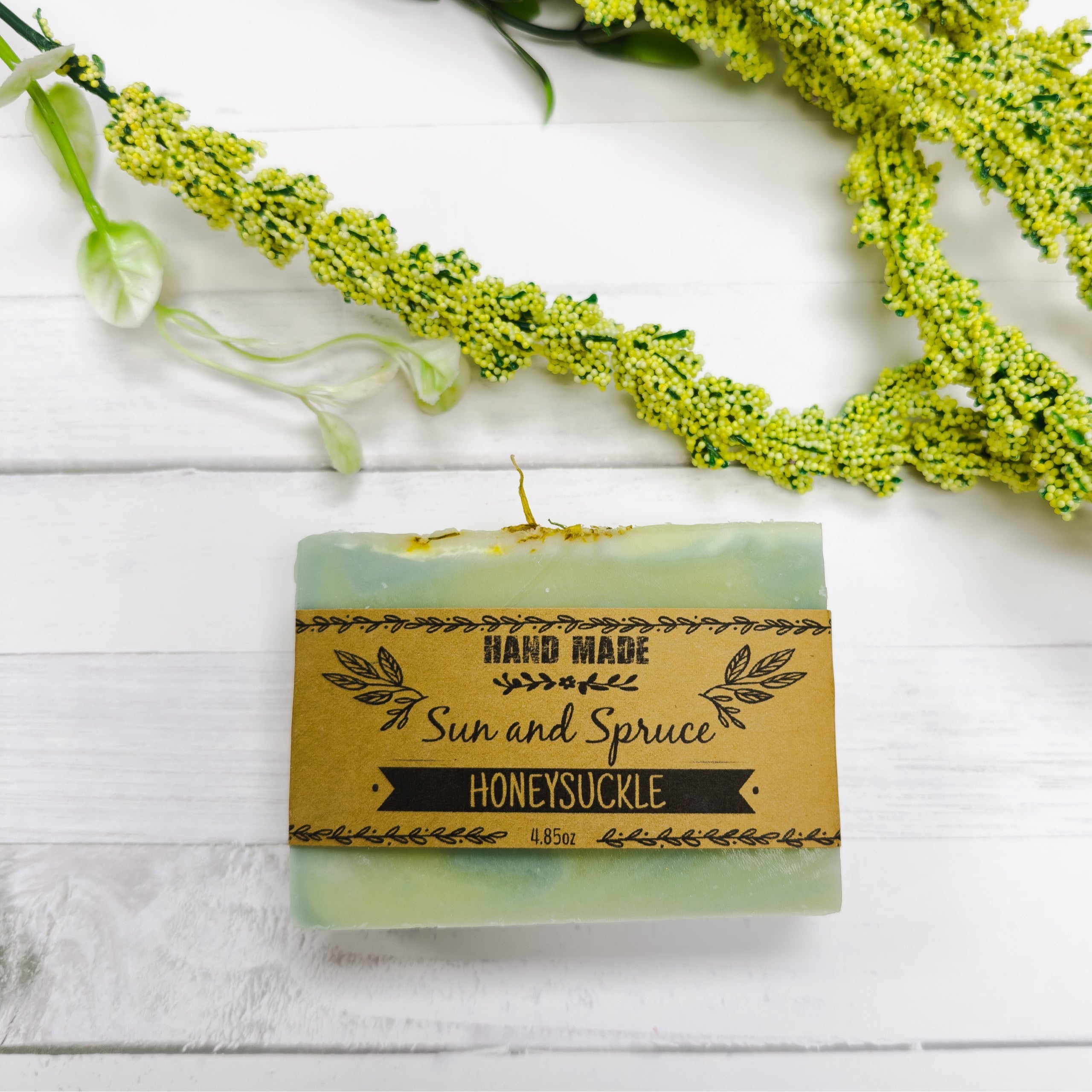 Honeysuckle Handmade Soap | Sun and Spruce Handmade Soaps