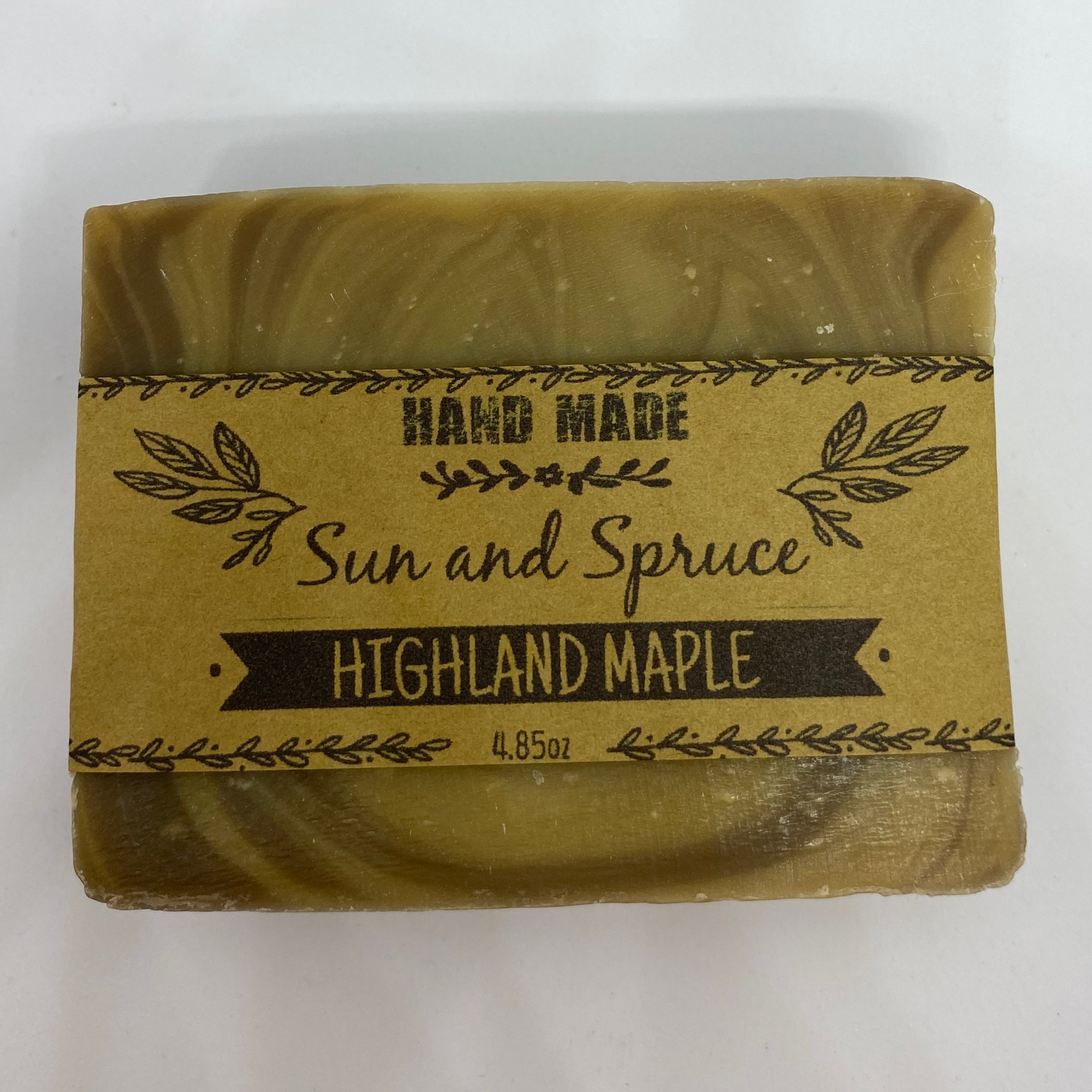 Highland Maple Handmade Soap | Sun and Spruce Handmade Soaps